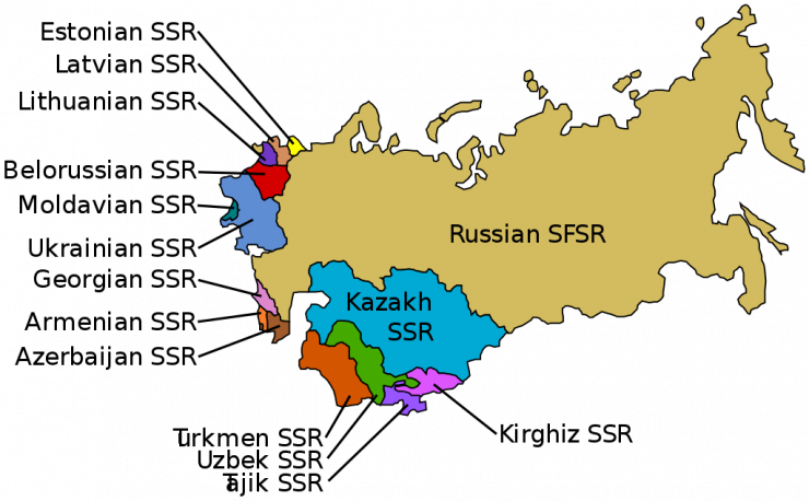 Countries in Soviet Union - Siberian Light